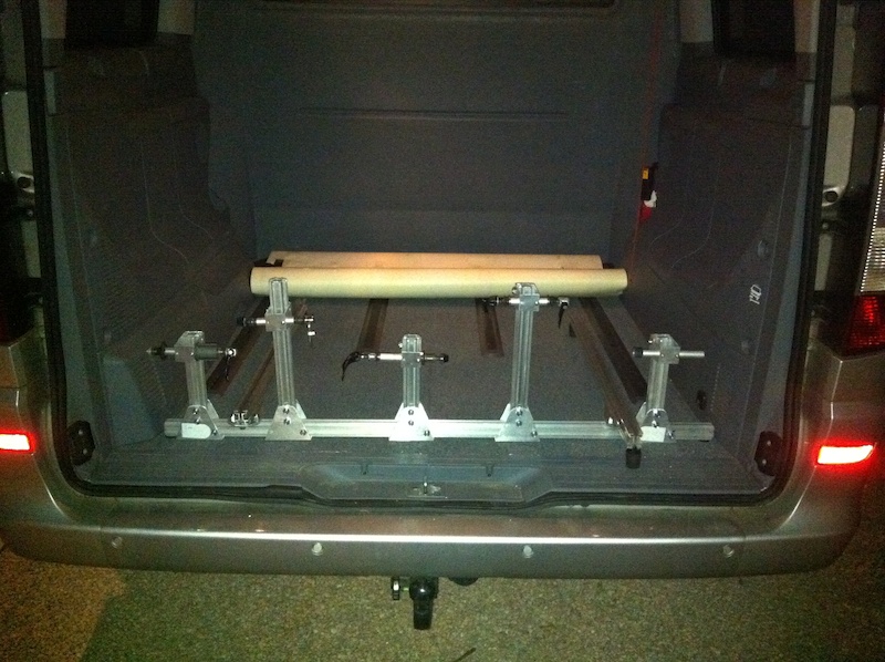 vervoer fiets in bestelwagen - Mountainbike.be