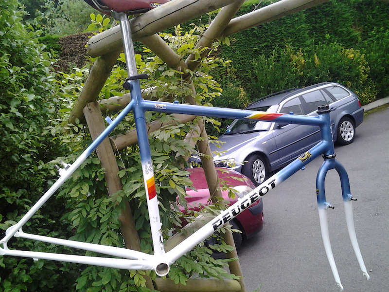 Chas Roberts white spider Peugeot replica 1988 - sold | Page 2 | Retrobike