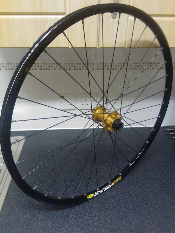 FS: Hope Front & Rear Wheels. Gold Hubs & Black Mavic Rims. Only 1860g ...